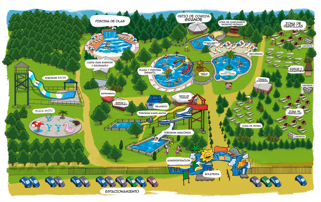 Pagina de Inicio - Parque Acuatico Antu de Quillon Piscinas y Toboganes